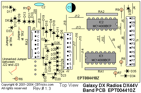 Galaxy DX Radios DX44V Service Manual